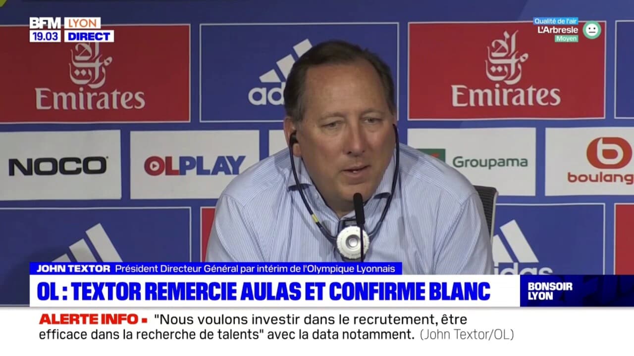 OL : John Textor remercie Jean-Michel Aulas et confirme Laurent Blanc ...
