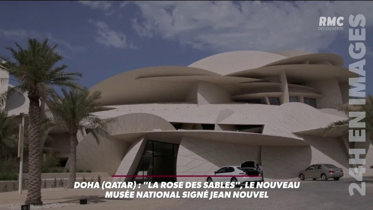 "La rose des sables": l'étonnante architecture d'un nouveau musée au Qatar
