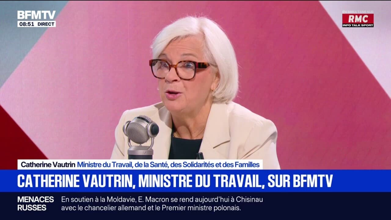 "Ça fait partie de l'anticipation": Catherine Vautrin réagit aux ...