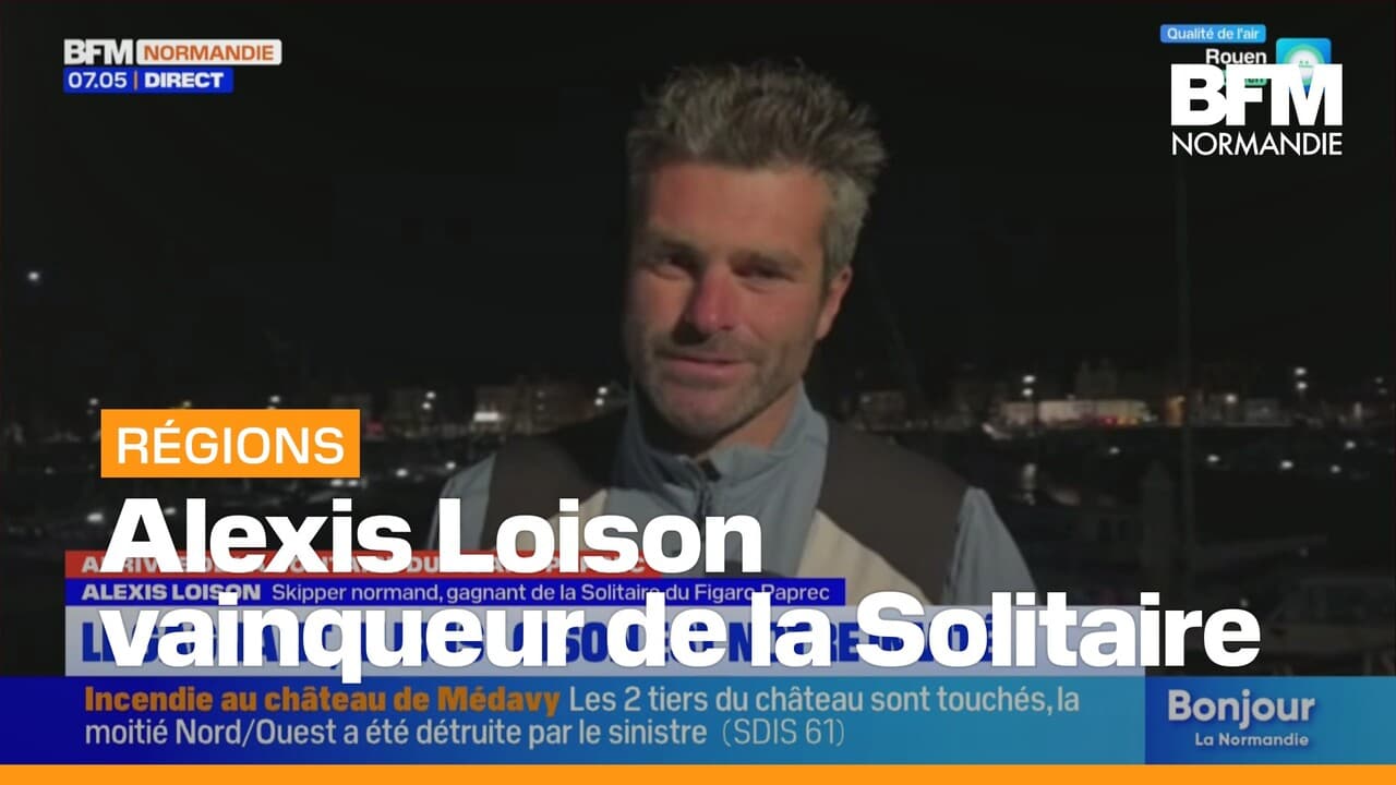 Le normand Alexis Loison remporte la solitaire du Figaro. Il répond en ...