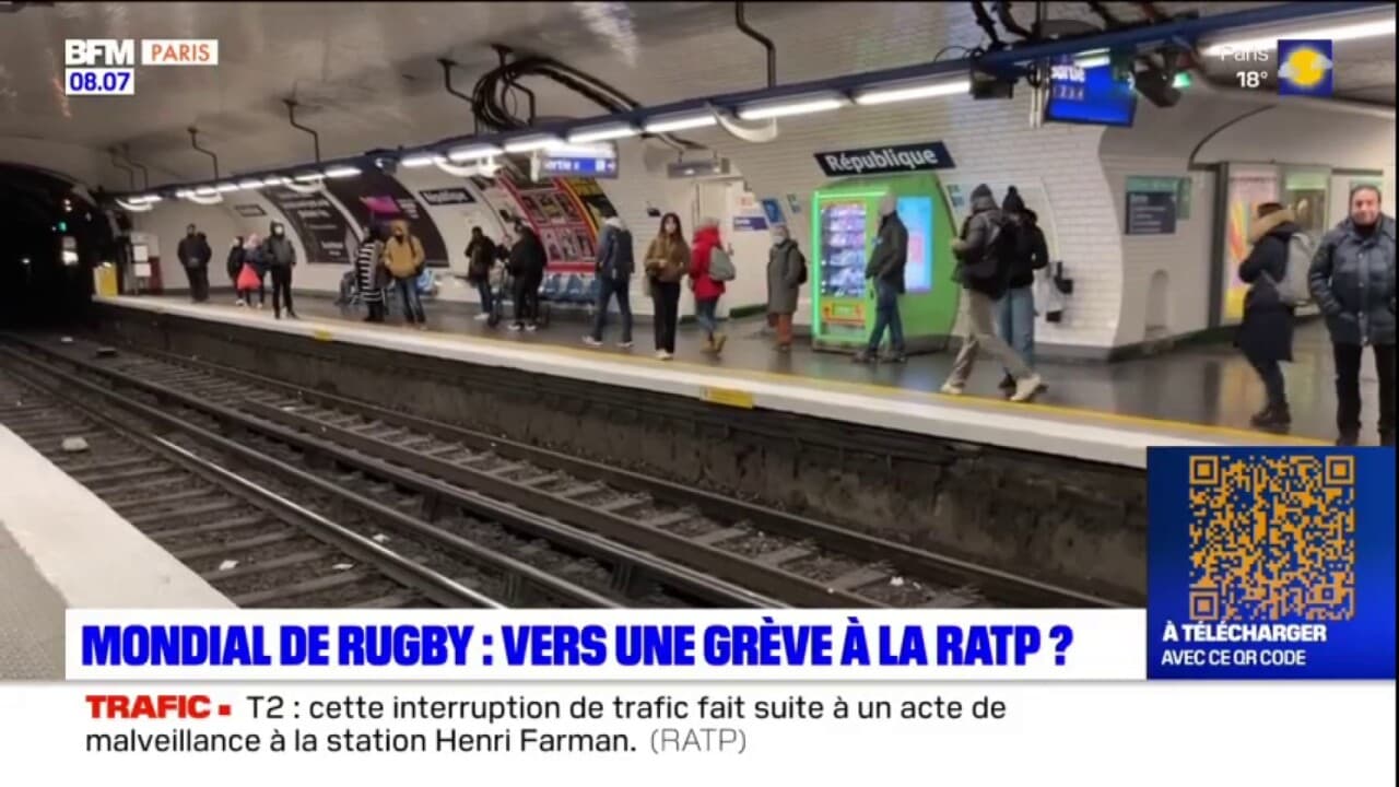 Coupe du monde de rugby: vers une grève à la RATP?