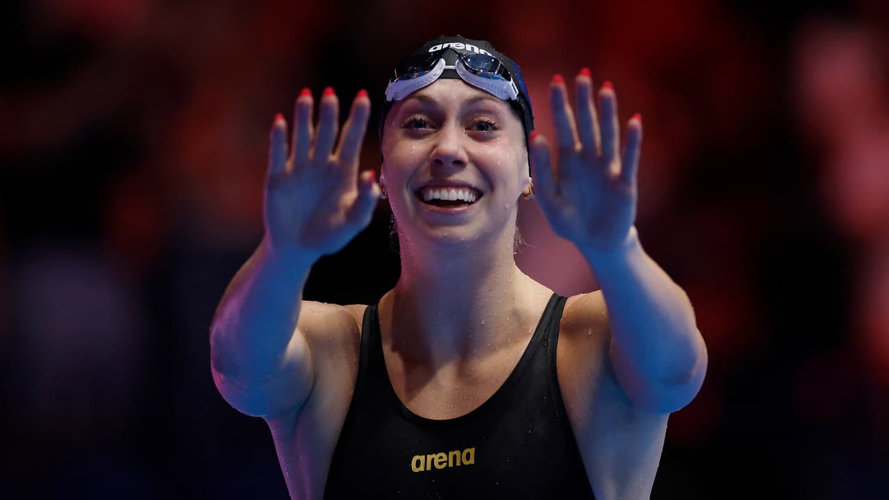 Natation: l'Américaine Gretchen Walsh bat le record du monde du 100 m ...