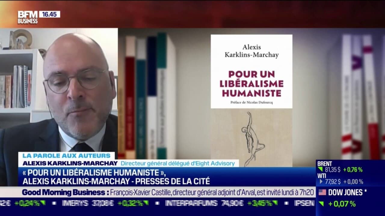 Alexis Karklins-Marchay est "Pour un libéralisme humaniste", son livre ...