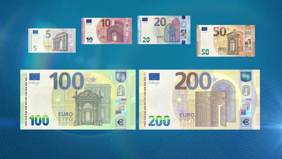 Les nouveaux billets de 100 et 200 euros dévoilés
