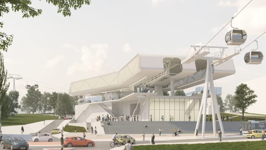CARTE - Les projets de téléphérique urbain en Ile-de-France
