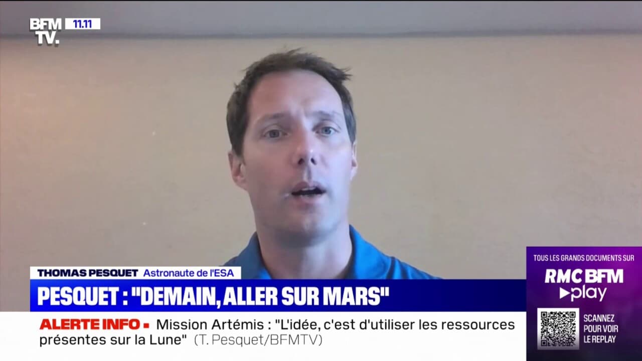 Mission Artemis: pour Thomas Pesquet, l'objectif est de "répéter nos ...