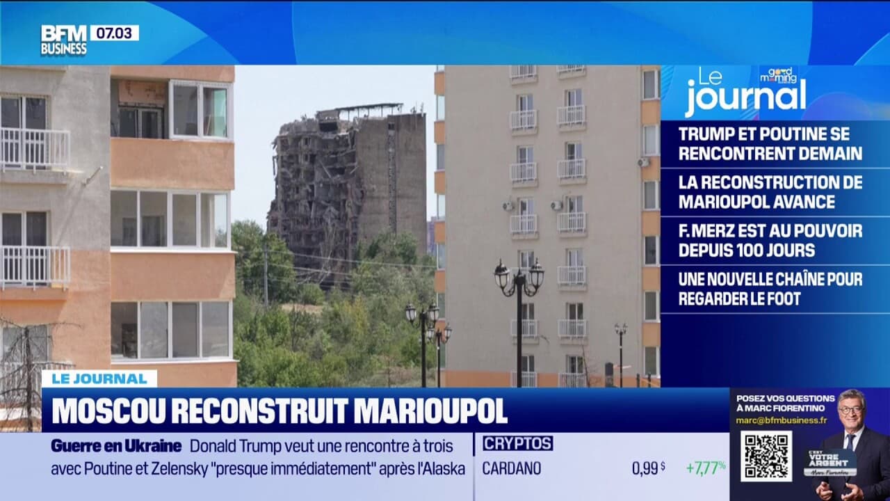 Trois ans après la prise de Marioupol, la reconstruction de la ville ...