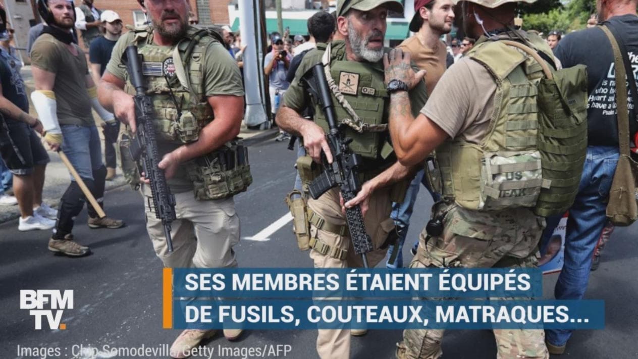 Qui sont les miliciens qui protégeaient les suprémacistes à ...
