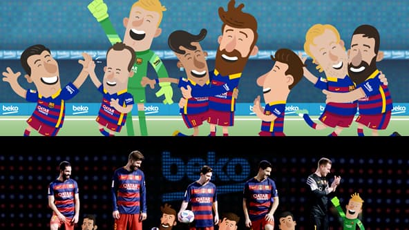 Clasico: les joueurs du Barça auront droit à leurs avatars