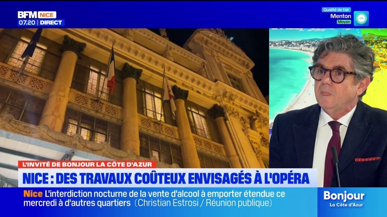 Vétusté de l'opéra de Nice: Marc Concas répond à Éric Ciotti
