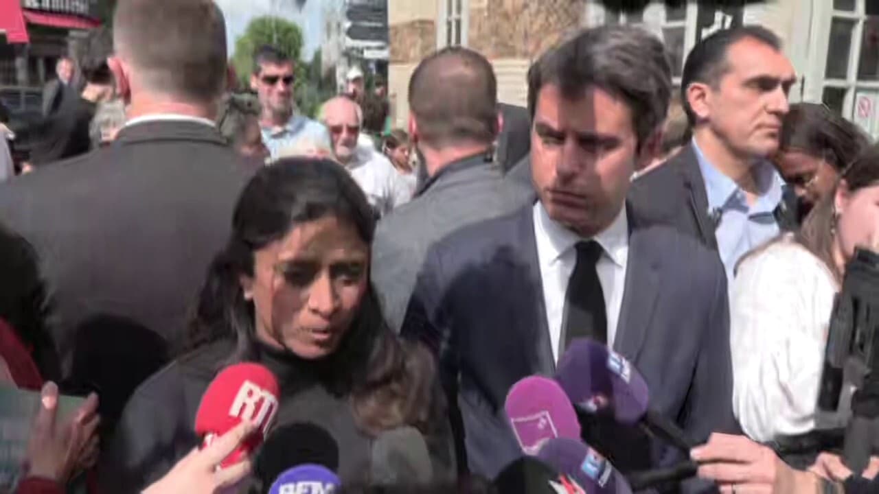 Suivez le déplacement de Gabriel Attal auprès de Prisca Thevenot après ...