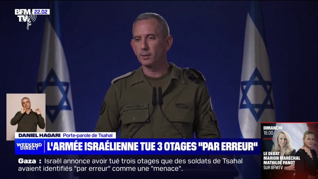 Daniel Hagari (porte-parole de l'armée israélienne): "Une force de ...