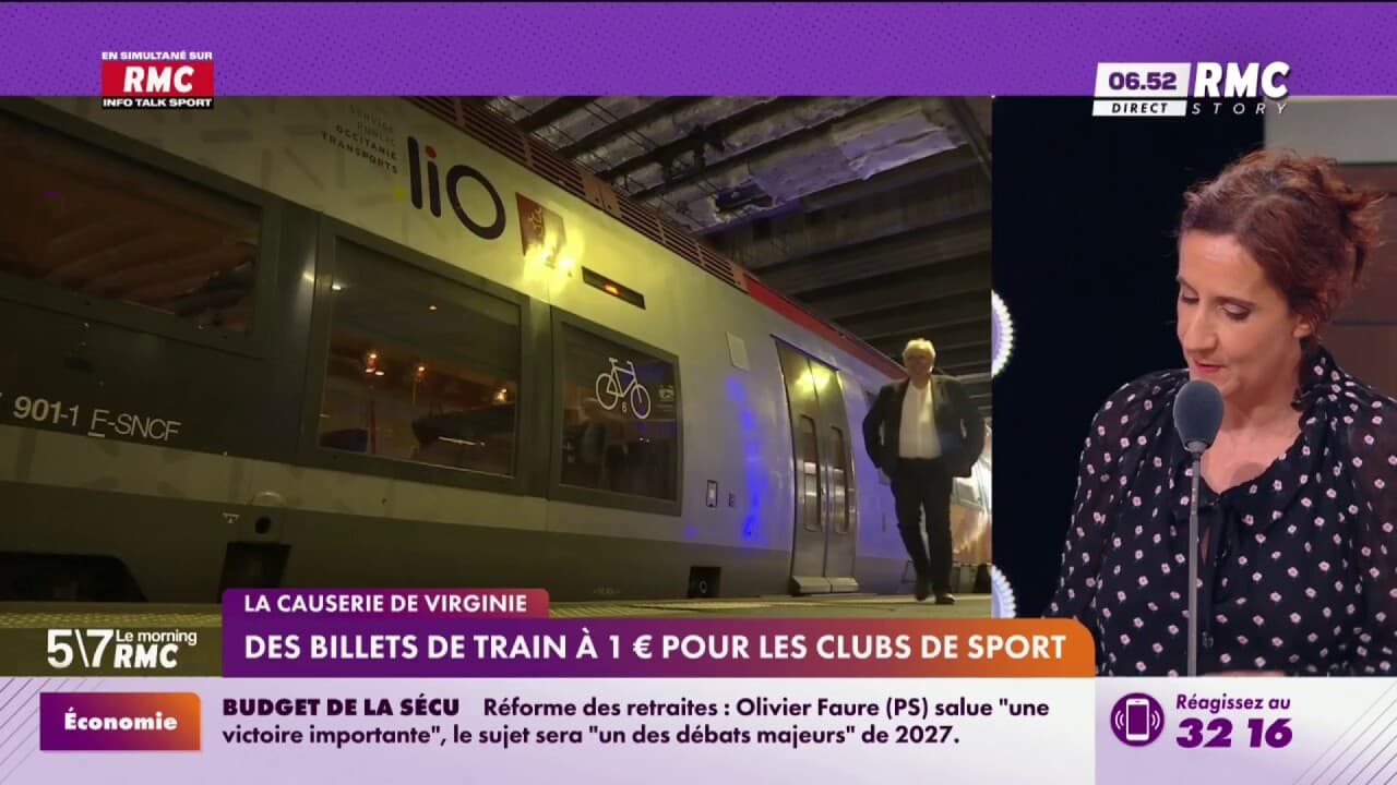 La Causerie - Des billets de train à 1 euro pour les clubs de sport