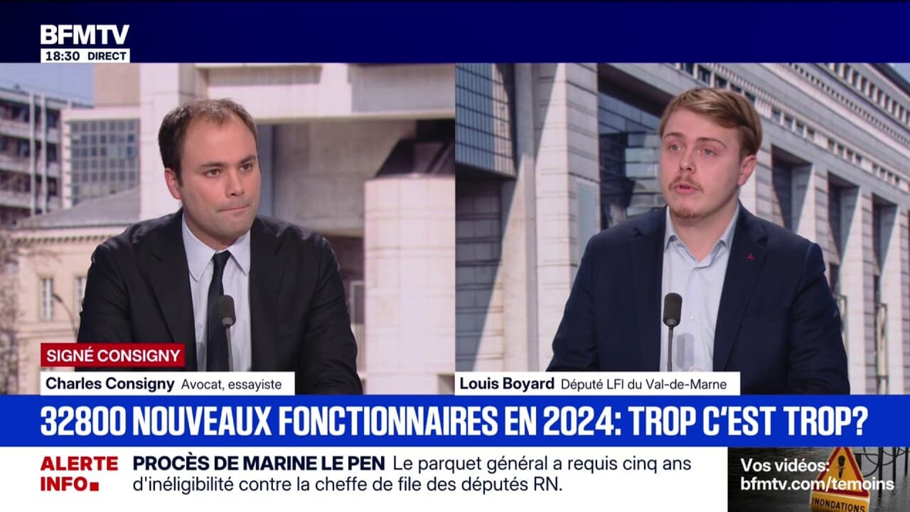 "Oui, on a besoin de plus de fonctionnaires", estime Louis Boyard ...