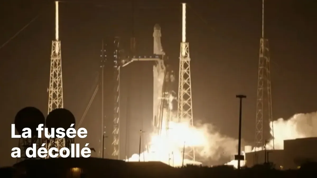 La fusée de Space X a décollé, Sophie Adenot en route pour la Station ...