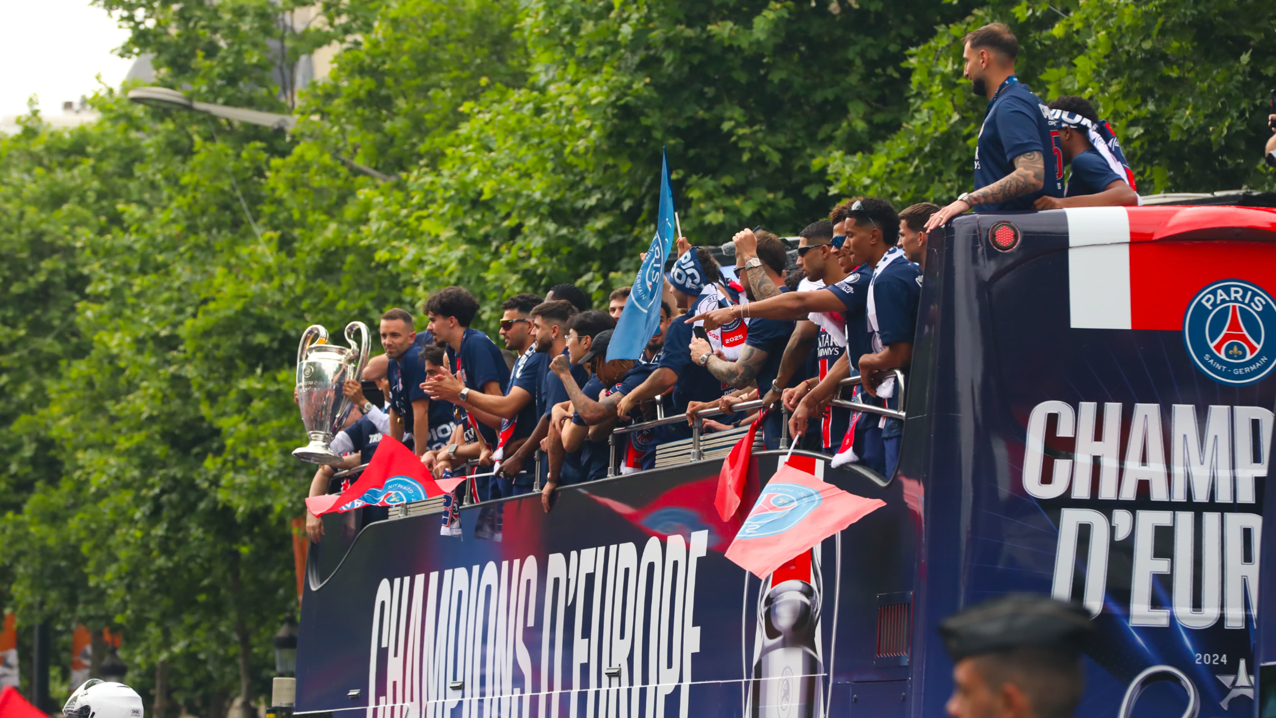 PSG vainqueur de la Ligue des champions: Parade, Élysée, Parc des ...