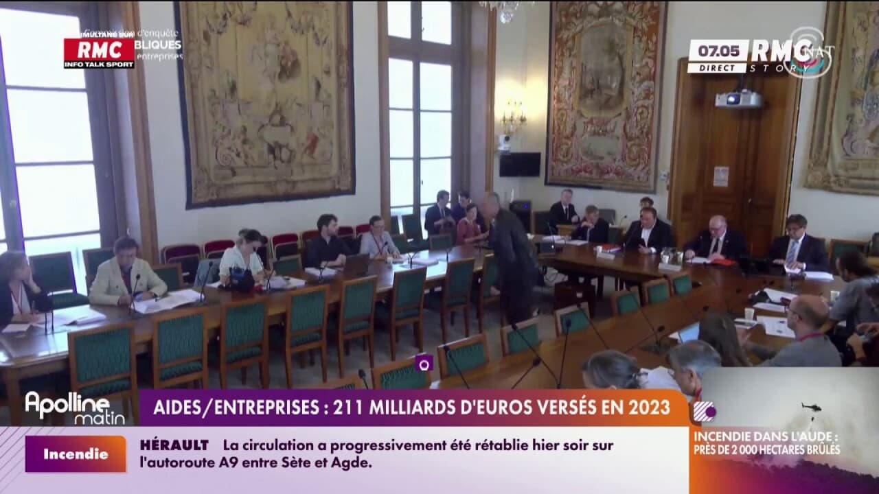 En 2023, les entreprises en France ont touché 211 milliards d'euros d ...
