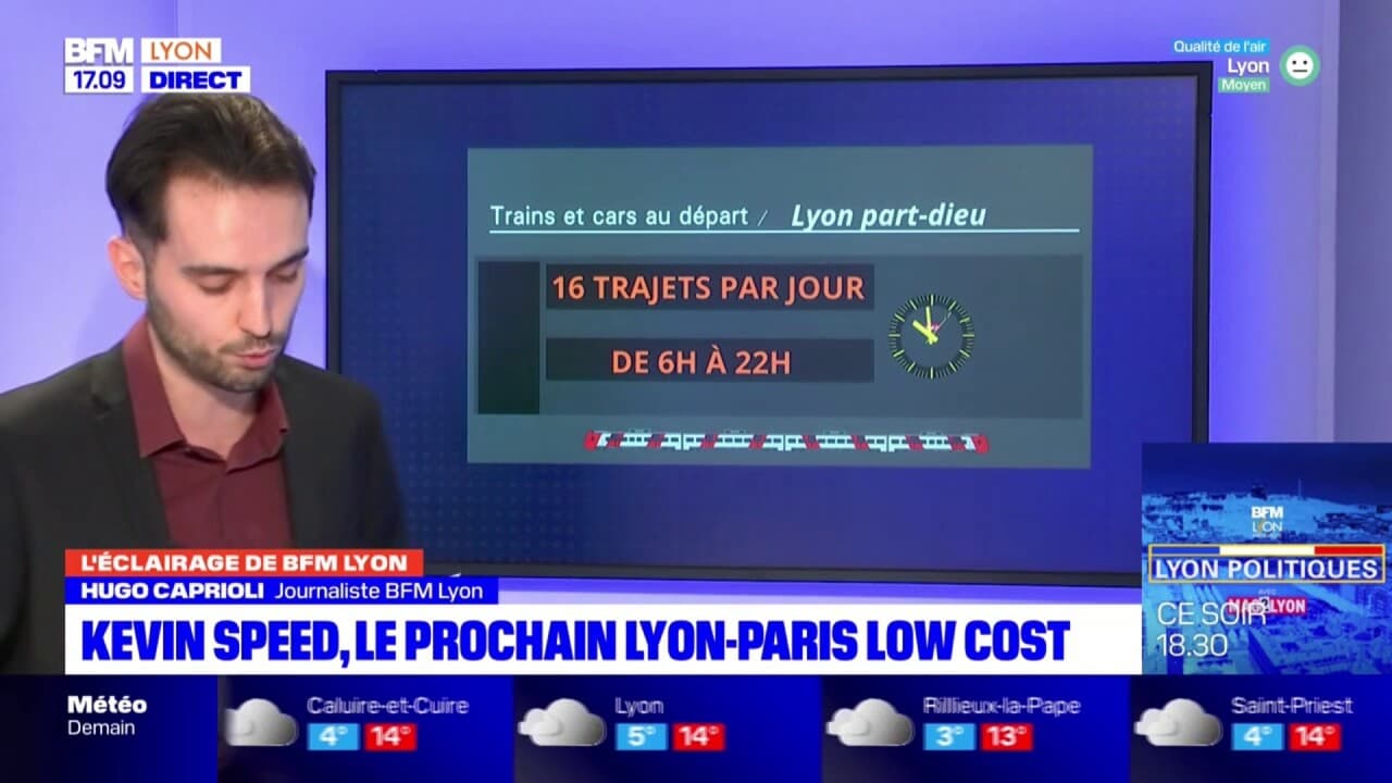 Ligne Lyon-Paris: Kevin Speed devrait concurrencer les autres ...