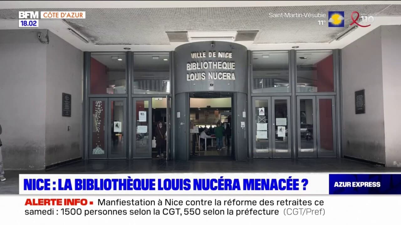La salle de lecture de la bibliothèque Louis Nucéra menacée? La mairie ...