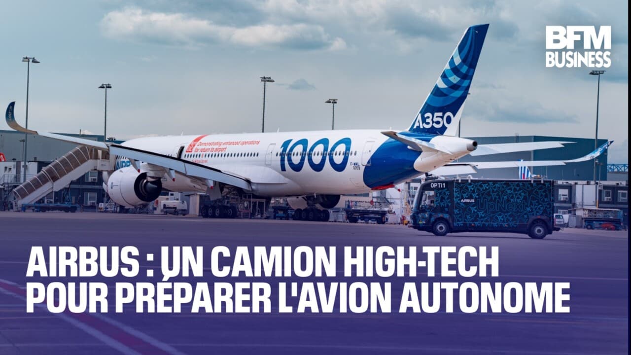Airbus : un camion high-tech pour préparer l'avion autonome