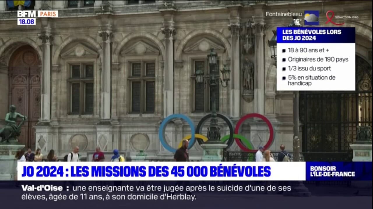 JO 2024: le détail des missions des 45.000 bénévoles JO 2024: le détail des missions des 45.000 bénévoles