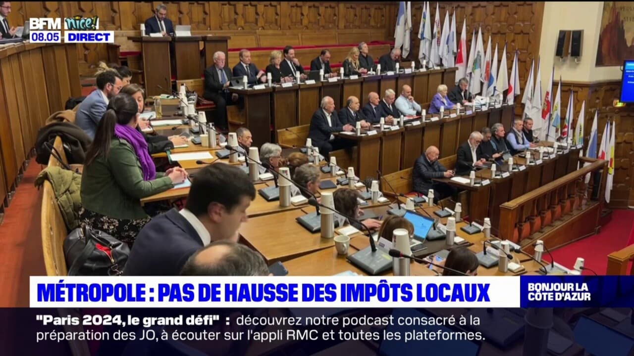 Métropole Nice Côte d'Azur: pas de hausse des impôts locaux en 2024 Métropole Nice Côte d'Azur: pas de hausse des impôts locaux en 2024