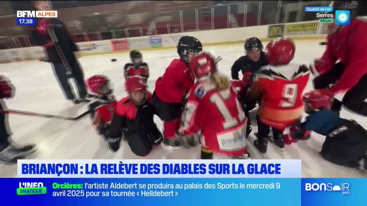 Briançon: la relève des Diables rouges sur la glace