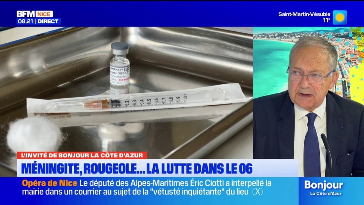 Nice: l'adjoint à la santé appelle à la vaccination contre la méningite et la rougeole