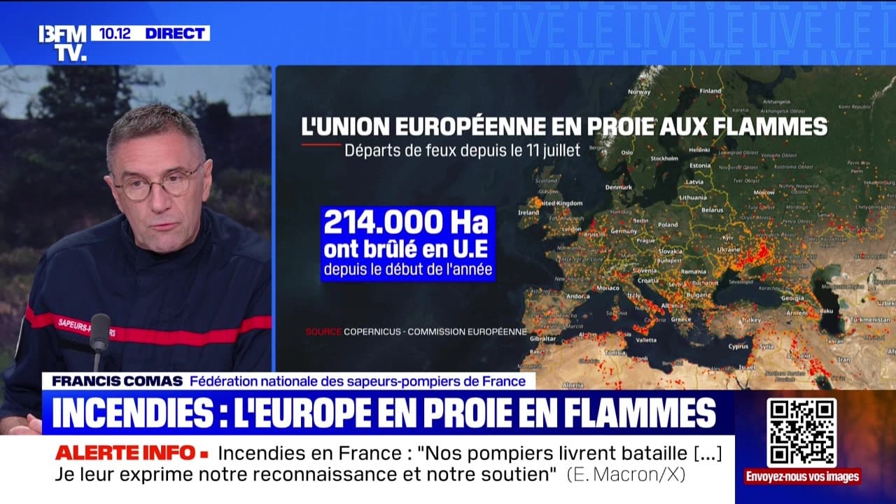 Incendies : l'Europe en proie aux flammes - 18/07