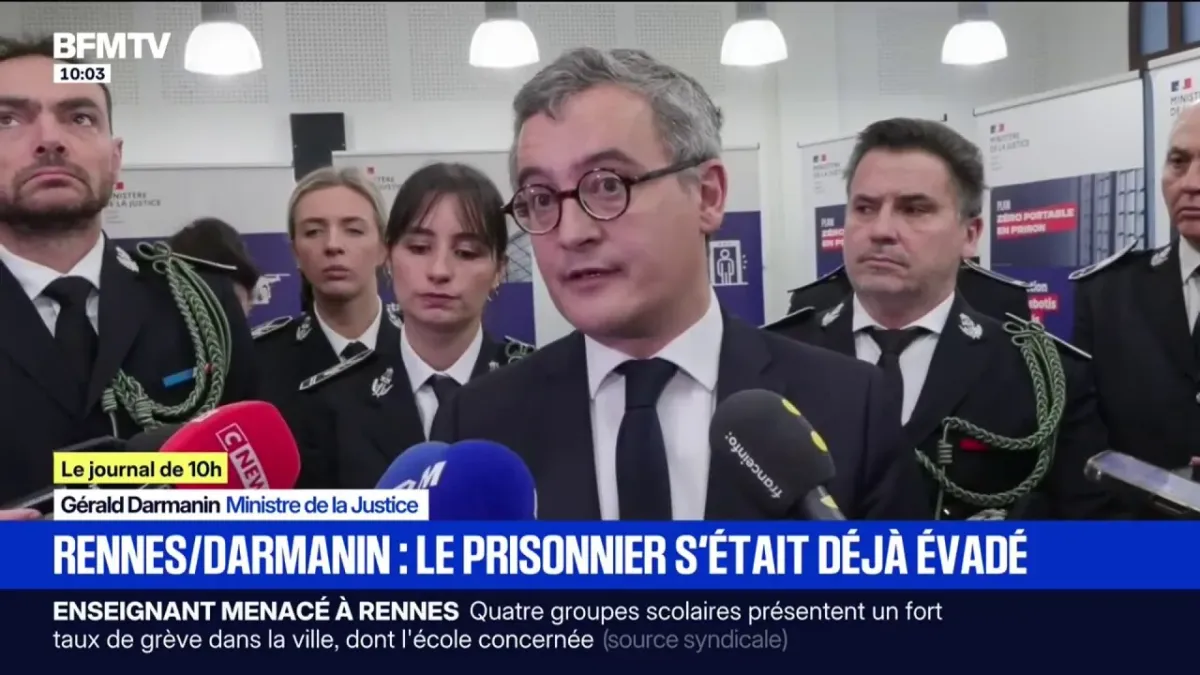 Evasion d'un détenu à Rennes: le directeur de la prison démis de ses ...