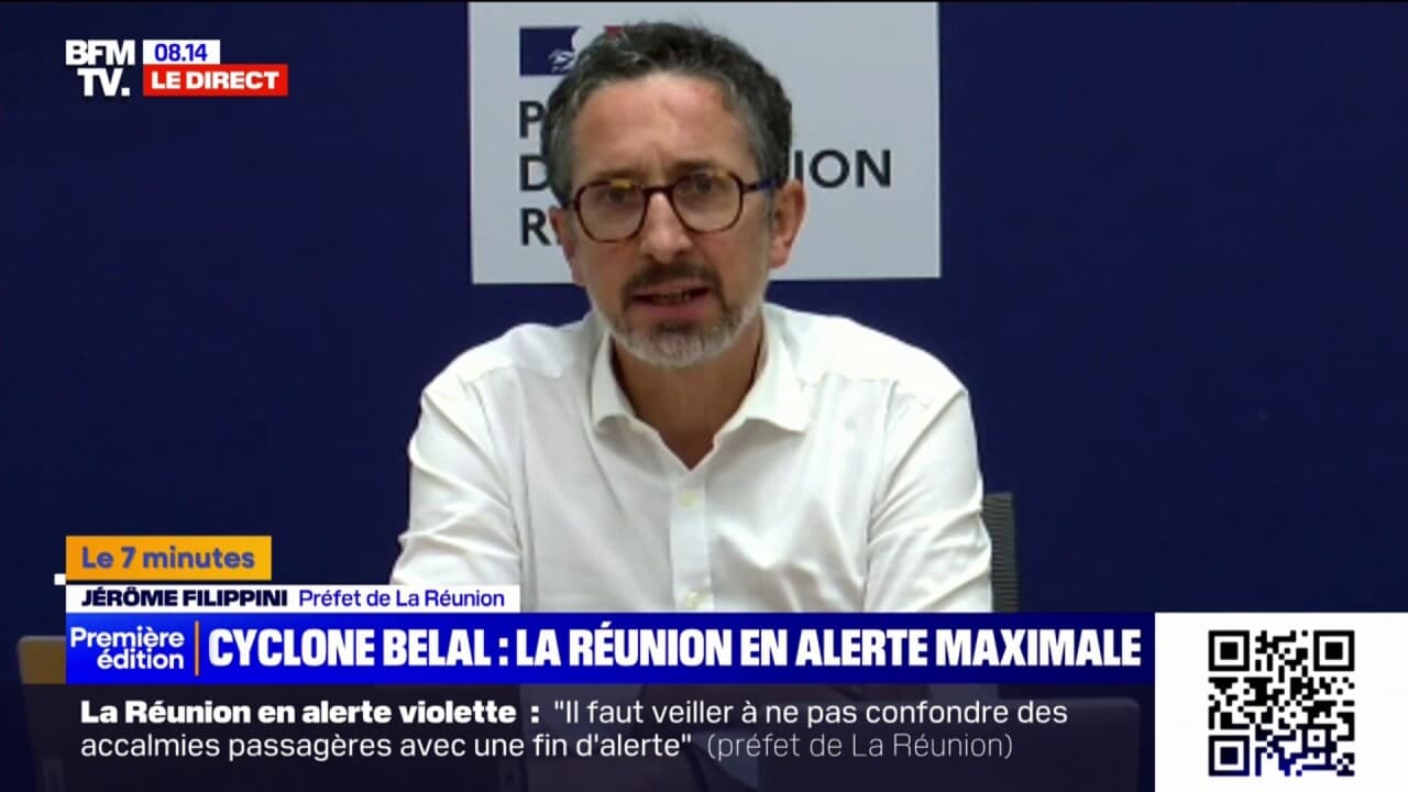 Cyclone Belal: "Même si vous avez l'impression que ça va mieux, restez ...