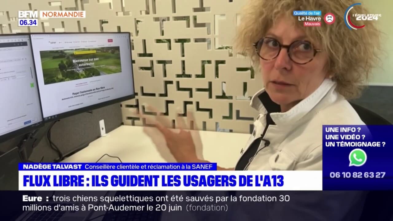 Flux libre: des conseillers guident les usagers de l'A13