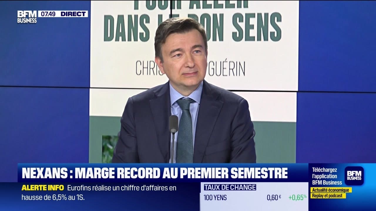 Christopher Guérin (Nexans) : Nexans, marge record au premier semestre ...