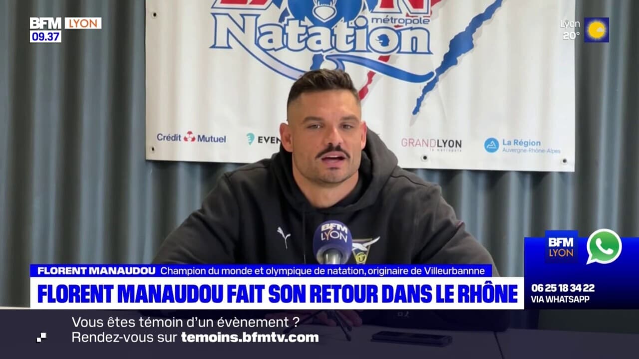 Natation: Florent Manaudou de retour dans le Rhône pour l'Open des Gones