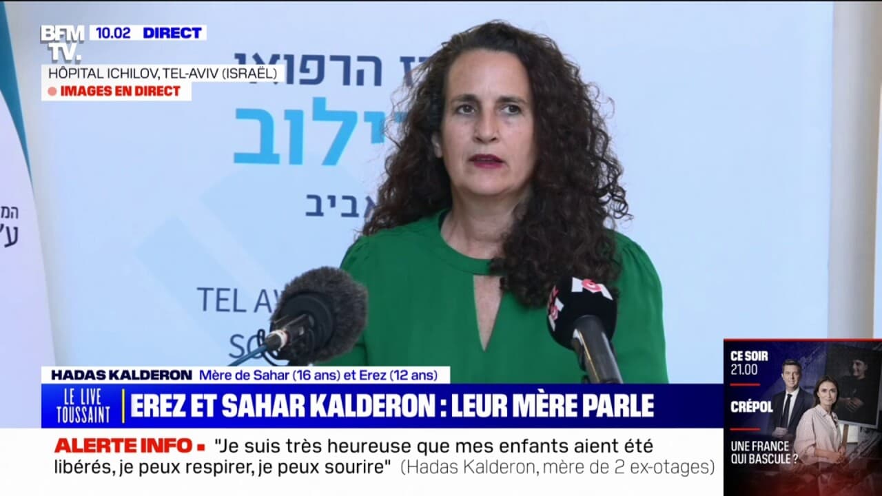 "Ils ont vécu des moments très durs": Hadas Kalderon, mère de deux ex ...