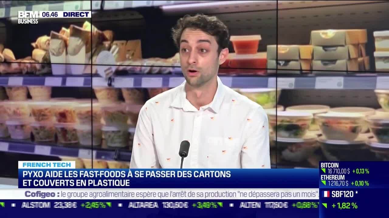Benjamin Péri (Pyxo) : Pyxo aide les fast-foods à se passer des cartons ...