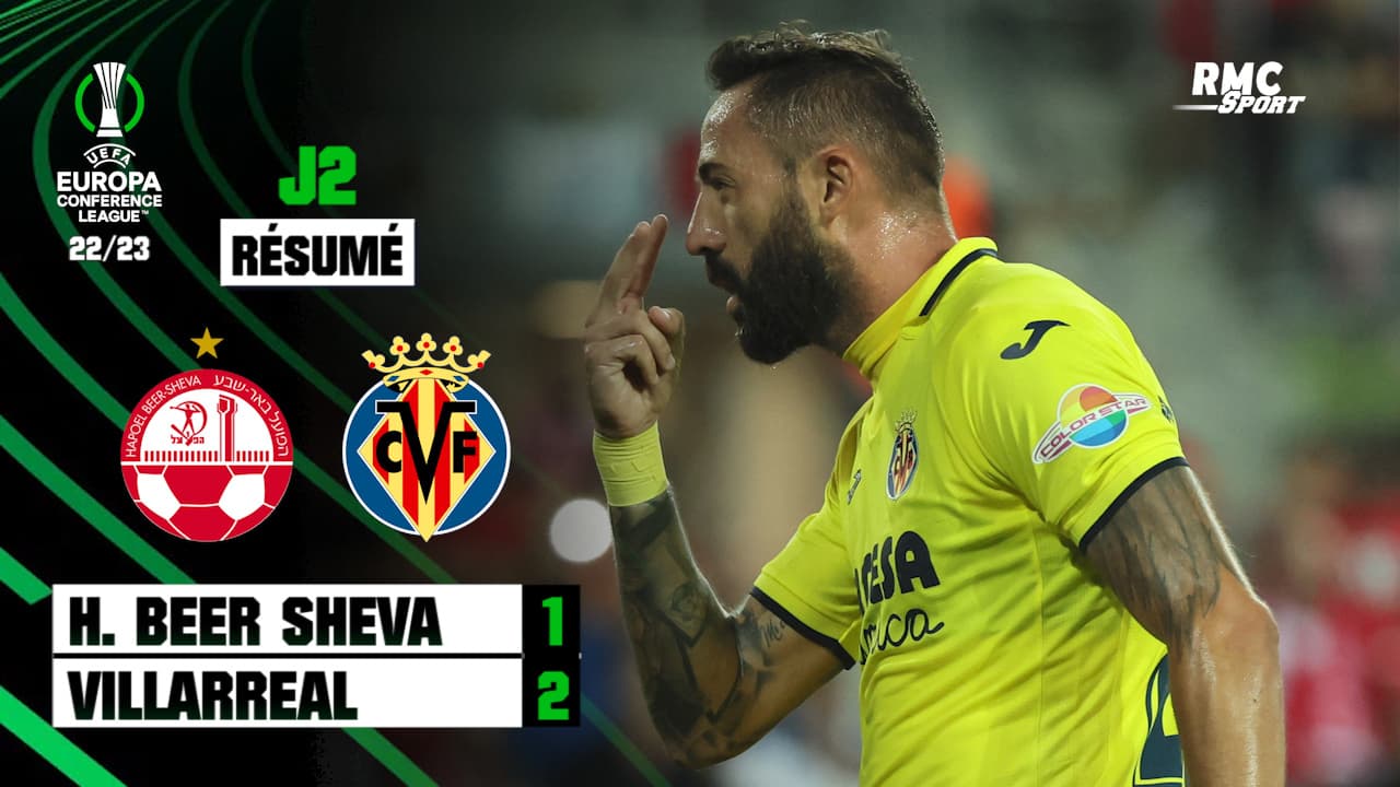 Résumé : H. Beer Sheva 1-2 Villarreal - Conference League (J2)