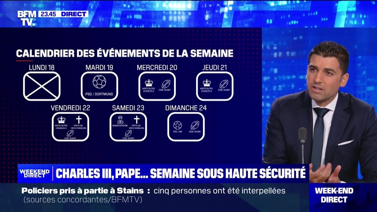 Charles III, pape... semaine sous haute sécurité - 17/09