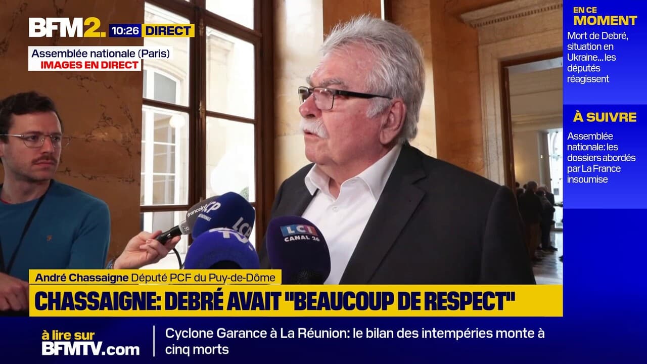 Mort de Jean-Louis Debré: l'hommage du député communiste André Chassaigne
