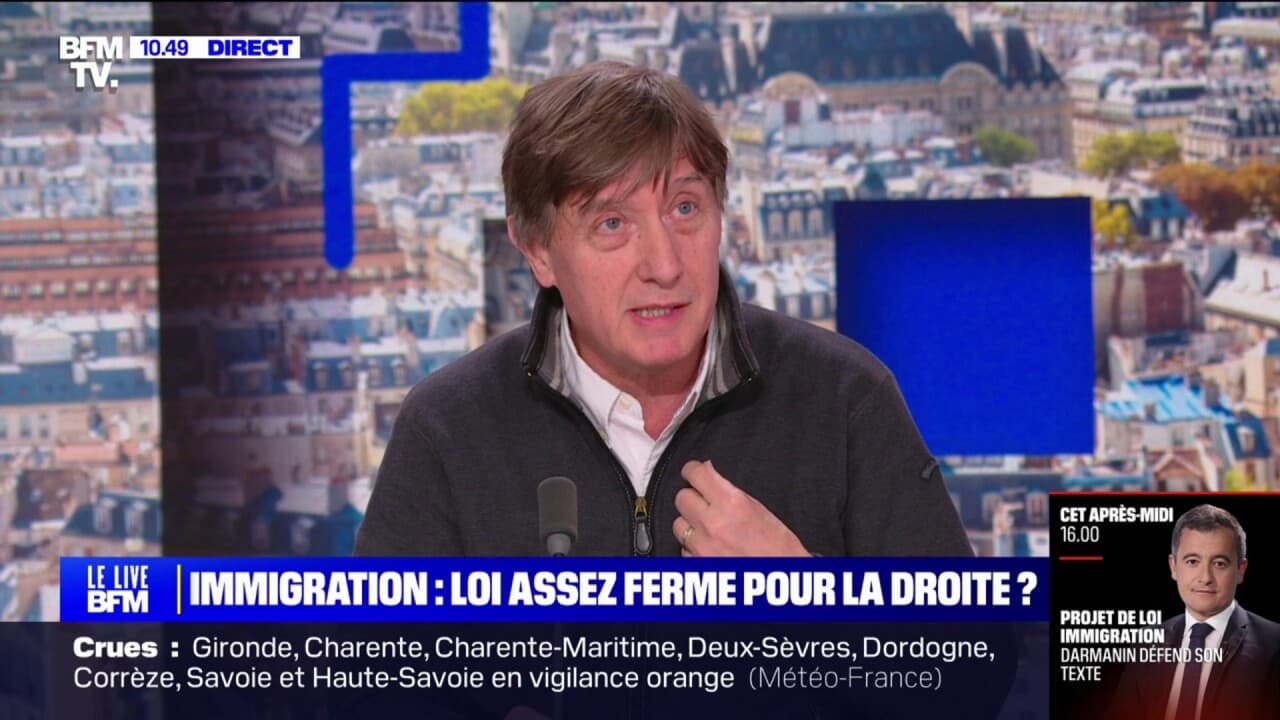 Alain Fontaine, président de l’association des Maîtres Restaurateurs, sur la loi immigration: "C ...