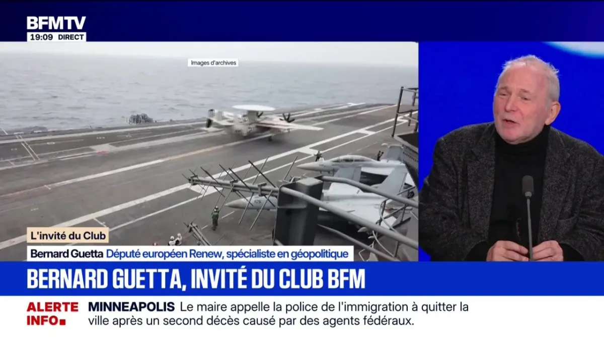Possible intervention américaine en Iran ?: pour Bernard Guetta, député ...