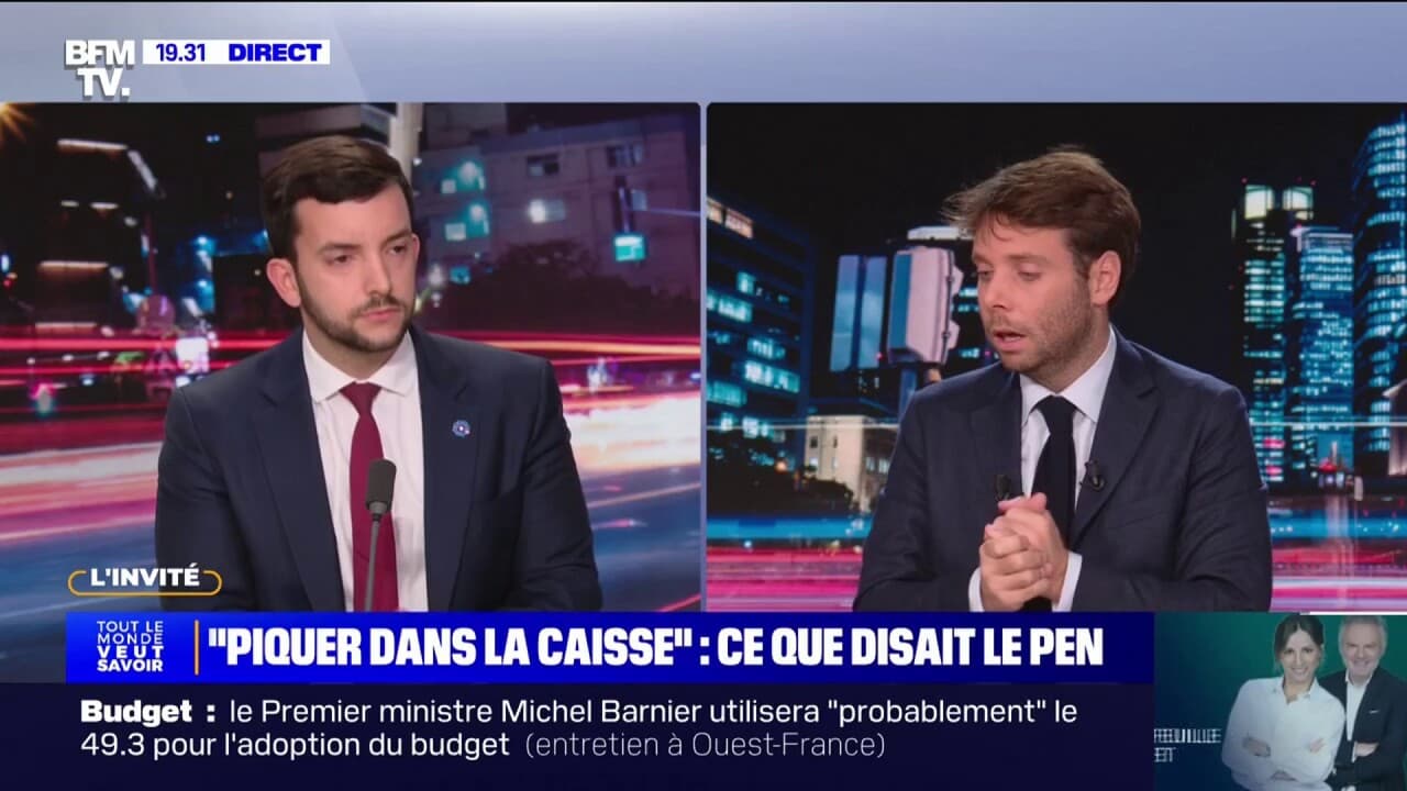 Jean-Philippe Tanguy (RN): "Il n'y a pas de candidat de remplacement à ...