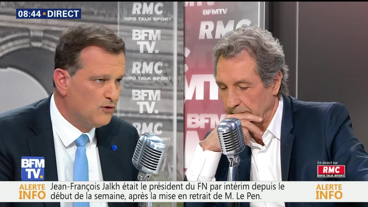 Louis Aliot face à Jean-Jacques Bourdin en direct