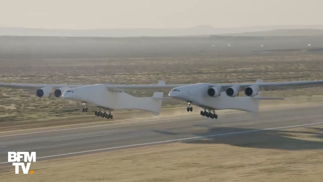 Le plus grand avion au monde s'est envolé pour la première fois