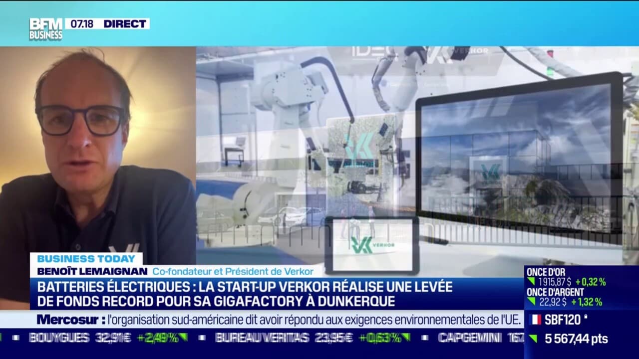 Batterie électriques: Verkor réalise une levée de fonds record pour sa ...