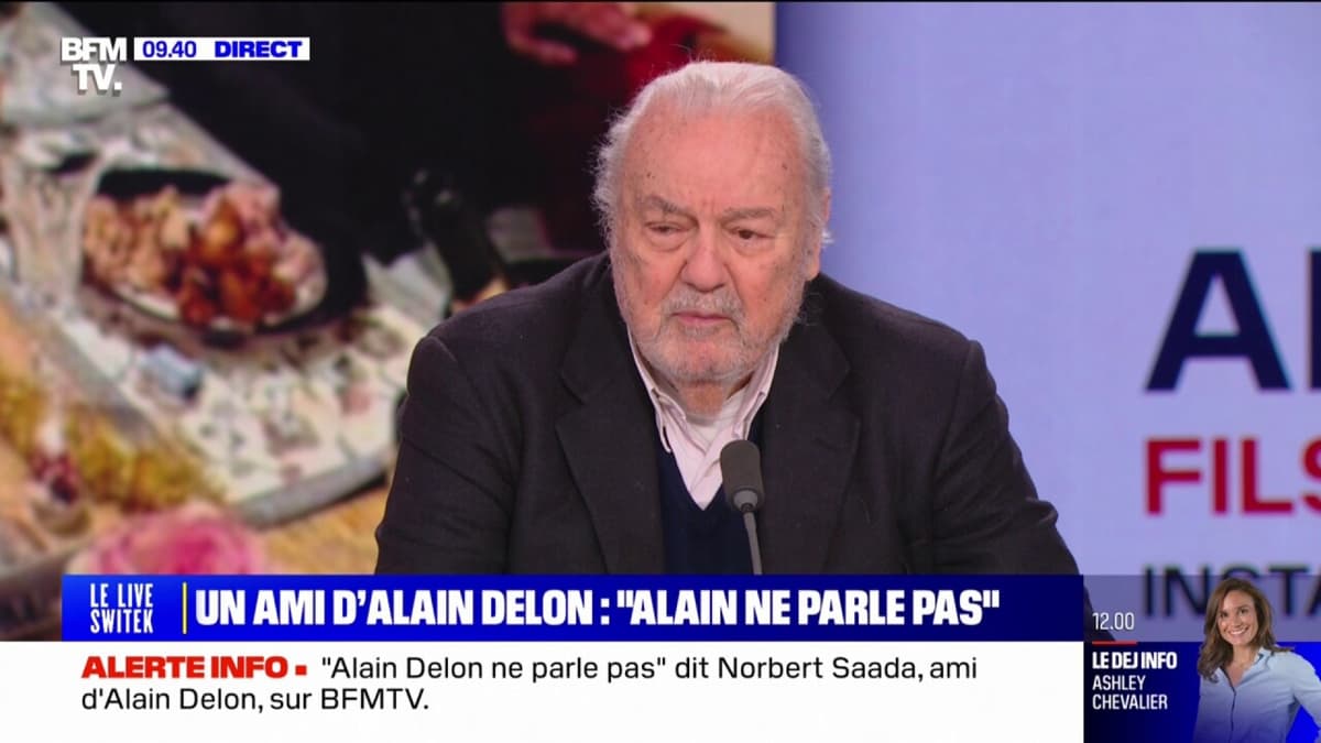 "Anthony [Delon] est droit dans ses bottes, il ne dit jamais des choses ...