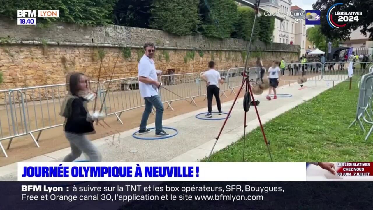 La flamme olympique a fait vibrer la commune de Neuville-sur-Saône