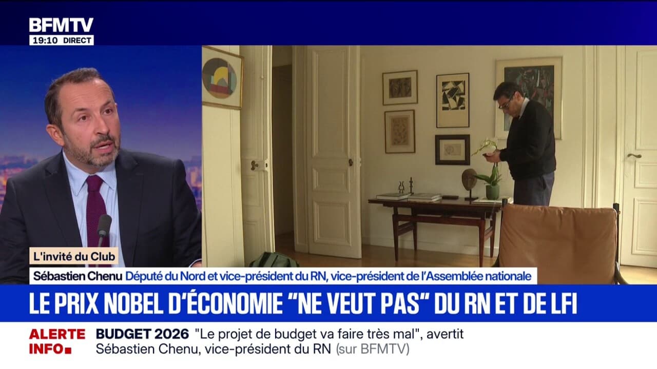 Propos du prix Nobel d'économie 2025: pour Sébastien Chenu, vice ...
