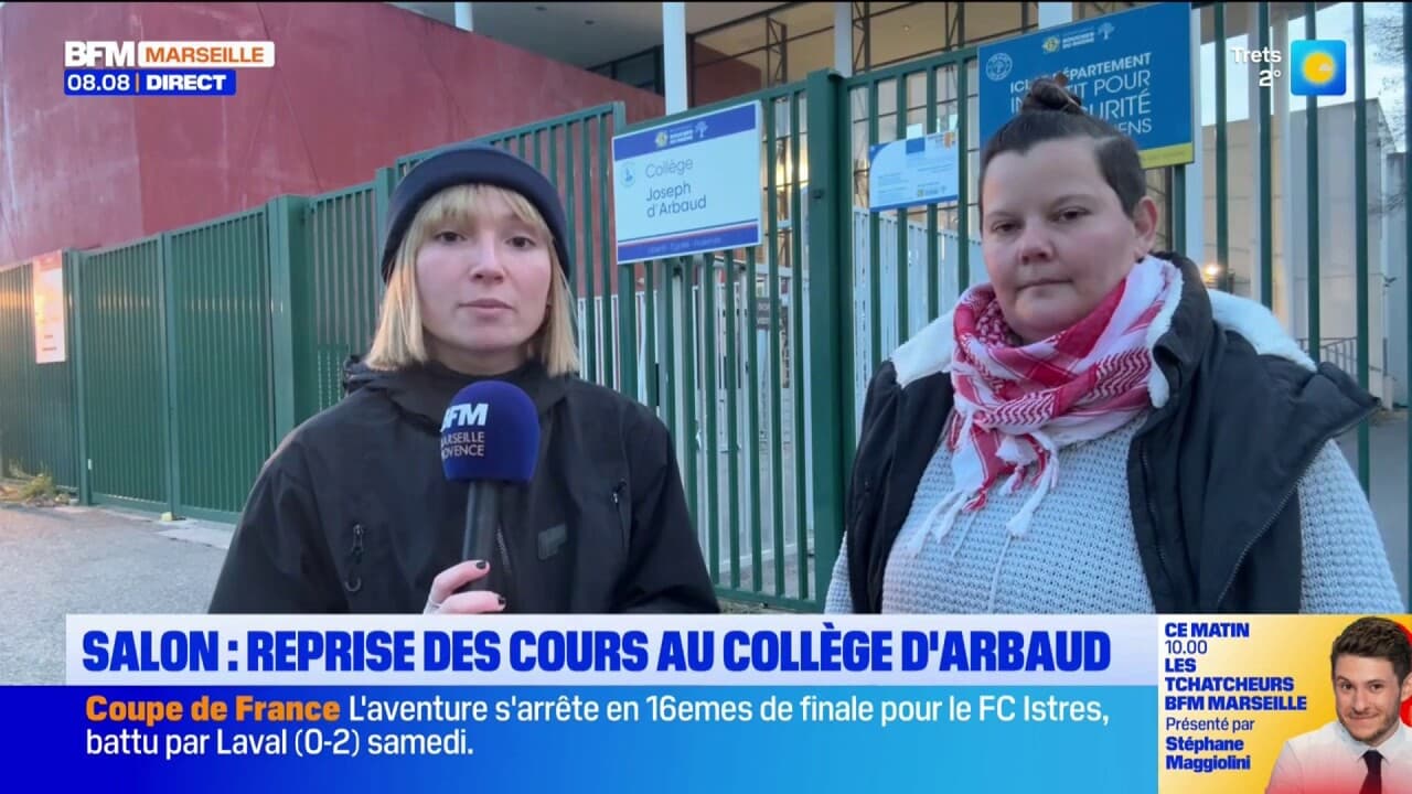 Salon-de-Provence : reprise des cours au Collège d'Arbaud