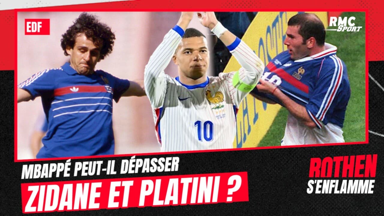 Équipe de France : Mbappé peut-il dépasser Zidane et Platini dans le ...